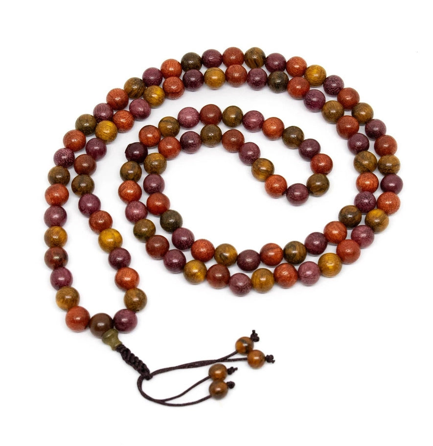 Dragon Blood Wood, Verawood & Aloeswood Wood Mala – The Monastery Store