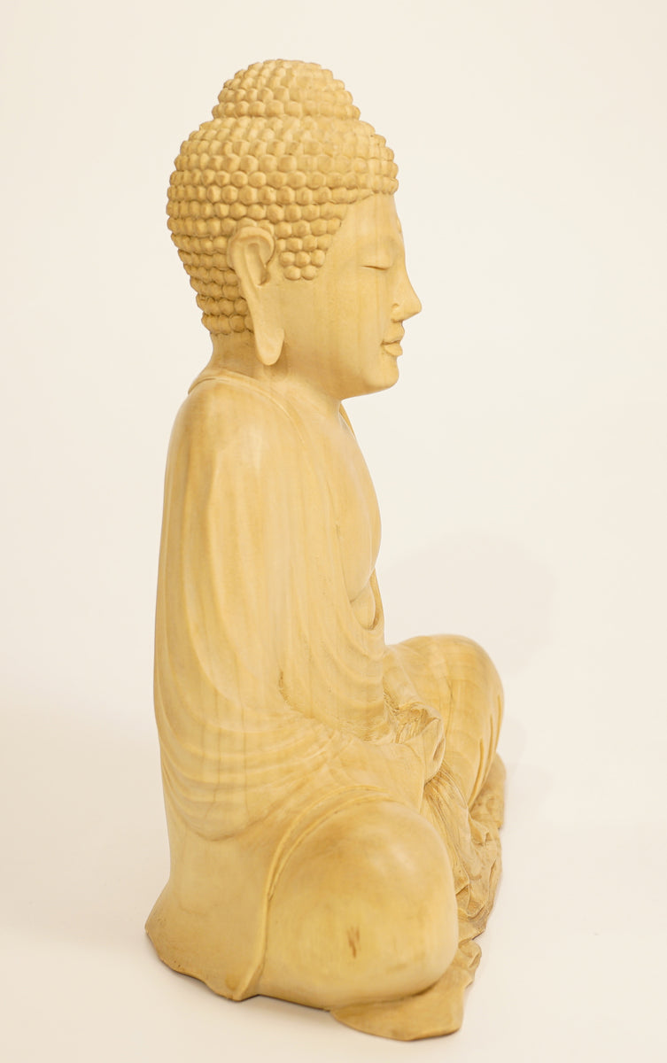 Handcarved Buddha Statue - The Monastery Store