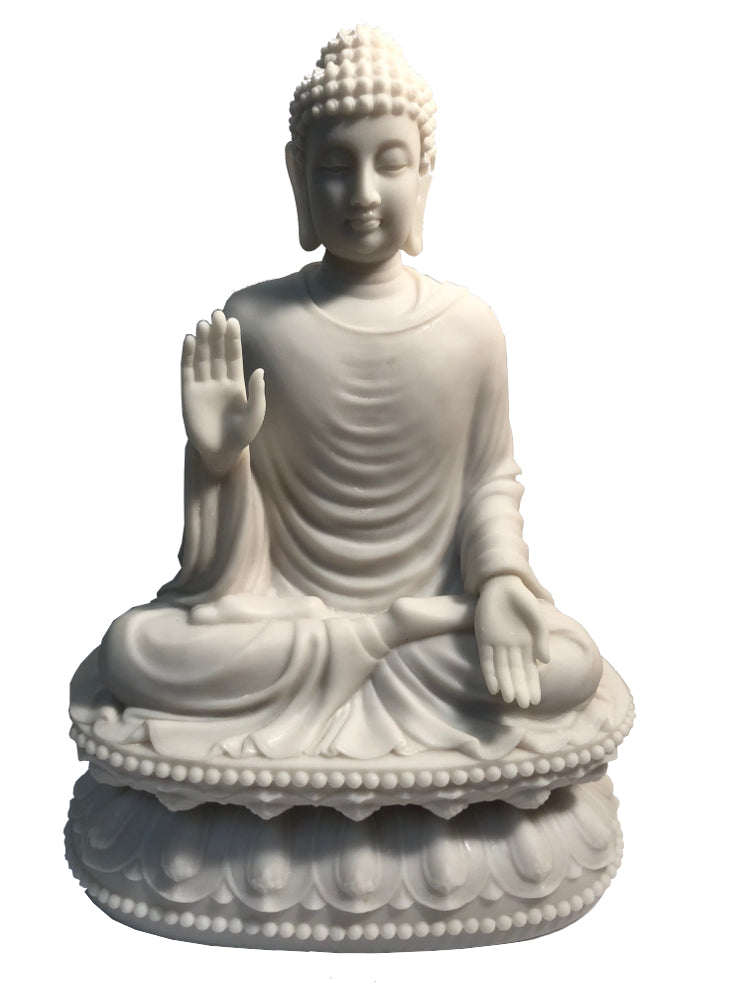 Seated Fearless Shakyamuni Buddha Altar Statue - The Monastery Store
